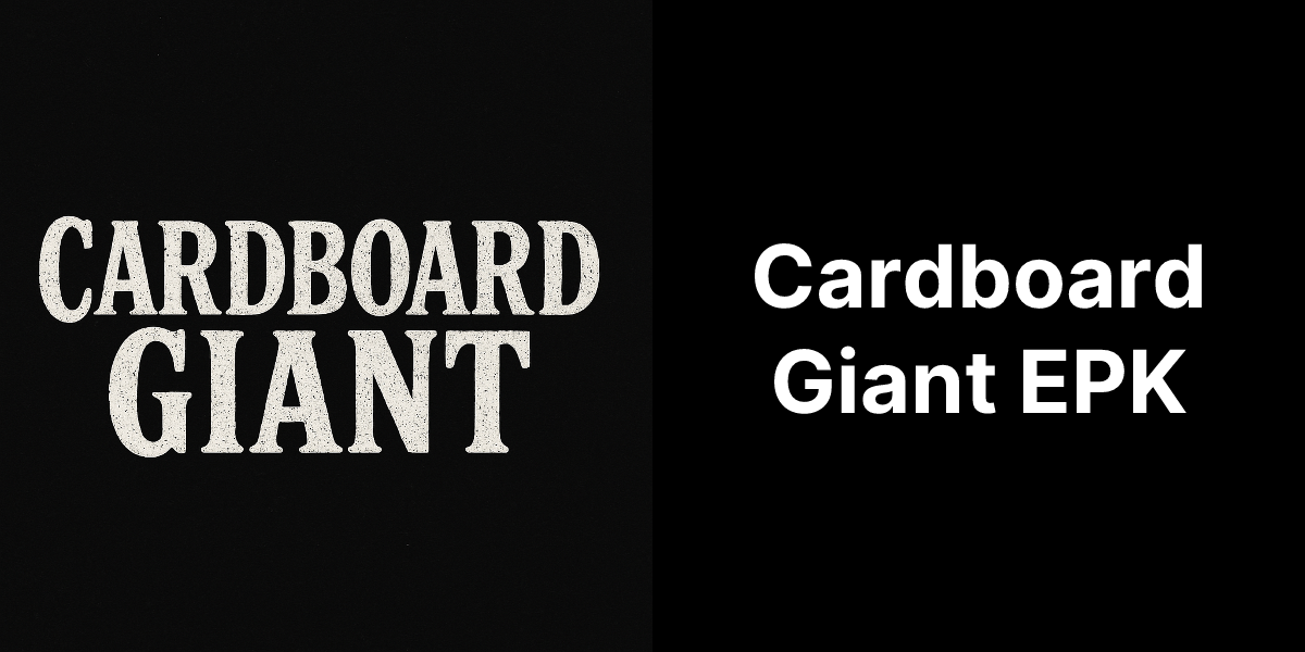 Cardboard Giant EPK