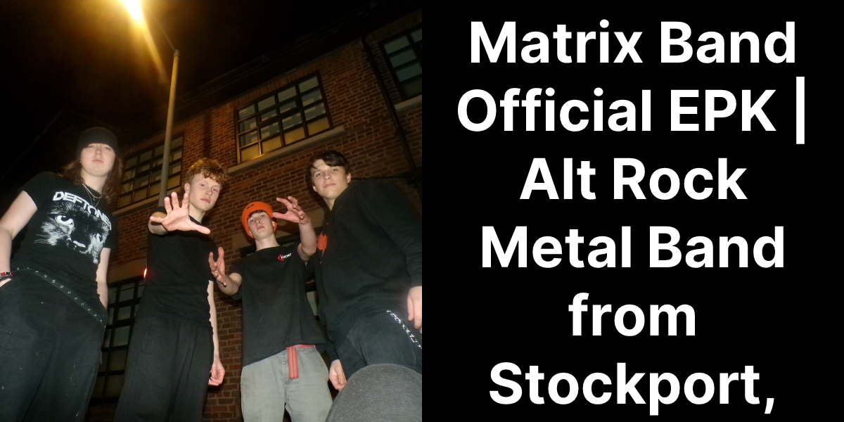 Confusion Matrix Band Official EPK | Alt Rock Metal Band from Stockport ...