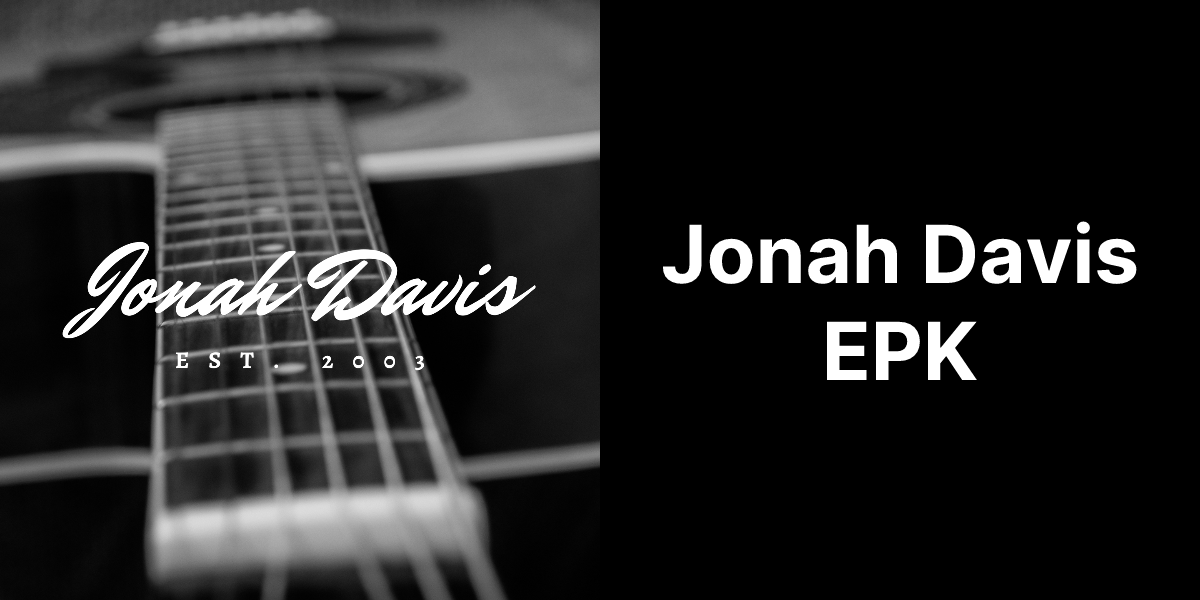 Jonah Davis EPK